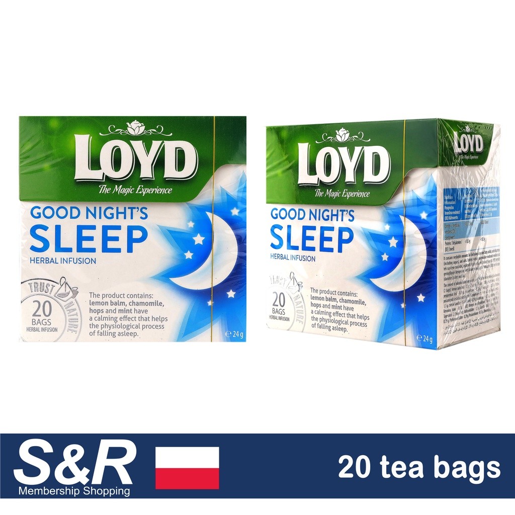 Loyd Good Night's Sleep Herbal Infusion Tea 20 tea bags | Shopee ...