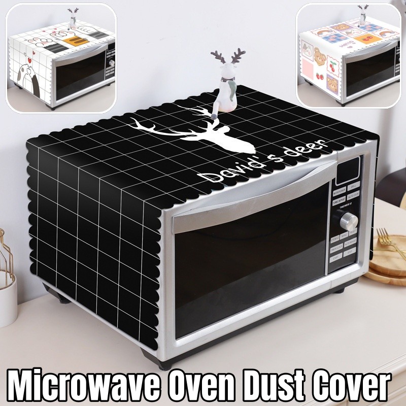 Universal Microwave Oven Dust Cover Kitchen Appliances Dust Cover Oil ...