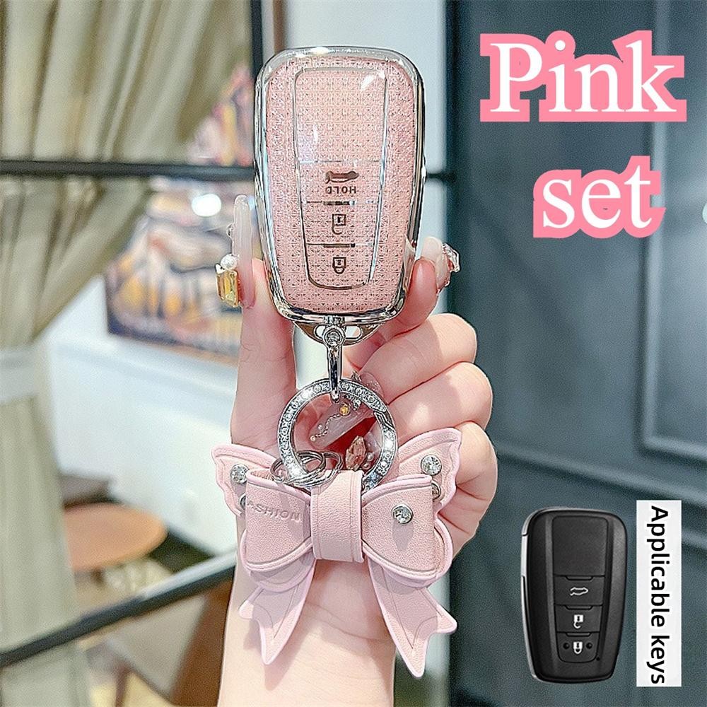 3 Buttons TPU Car Smart Key Case Cover, Fit for Toyota RAV4 Camry ...