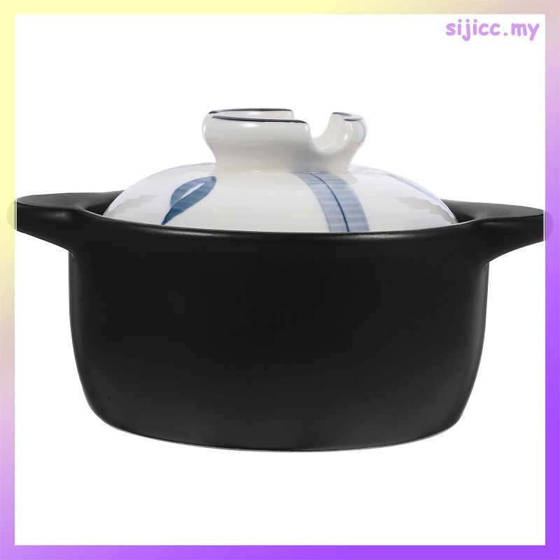 Cooking Pots Dish Soup Ceramic Casserole Kitchen Cookware Saucepan ...