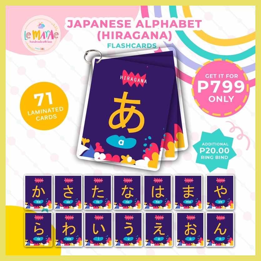 JAPANESE'e`ALPHABETS+jY#HIRAGANA(l|KATAKANA=q|COMBINATIONS>D}Laminated ...