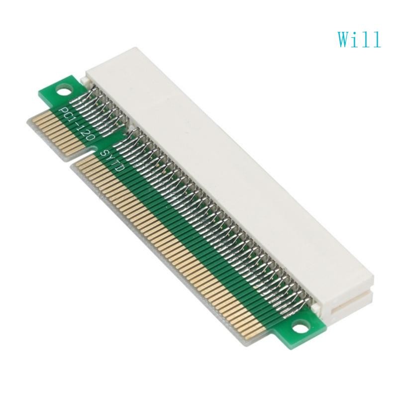 Will PCI Male to Female 32Bit 180 Degree Right Angle Risers Extension ...