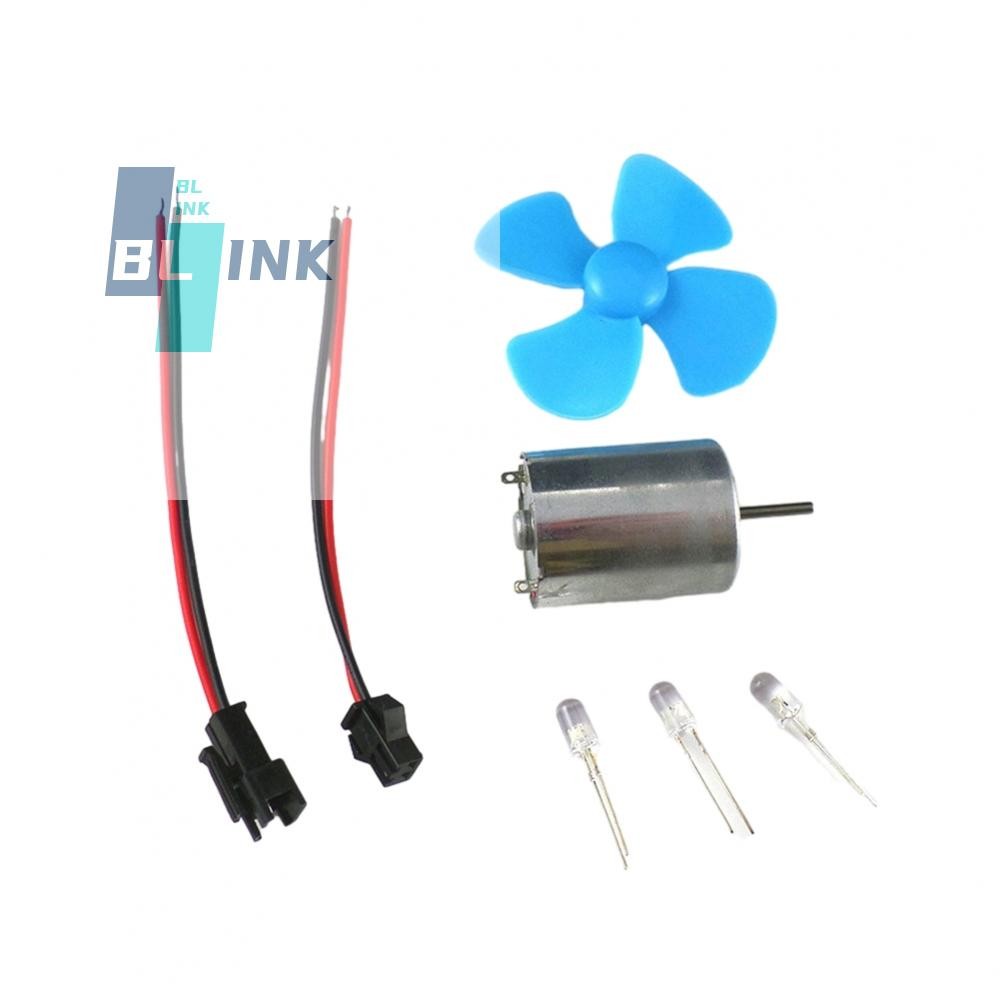 Miniature Wind Turbine Generator Kit Micro Dynamo Motor DIY Renewable ...