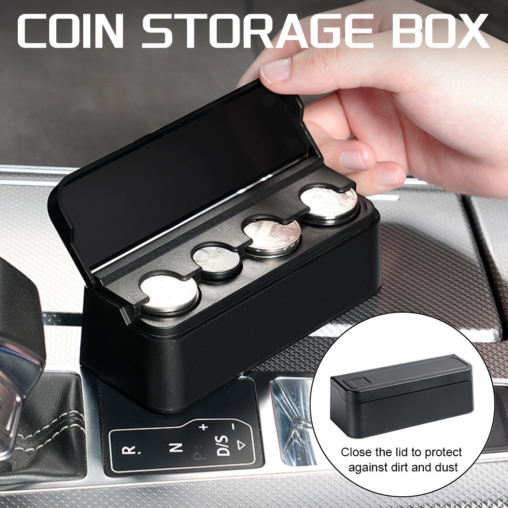 1pc RV Portable Interior Car Coin Storage Box Money Container Interior ...