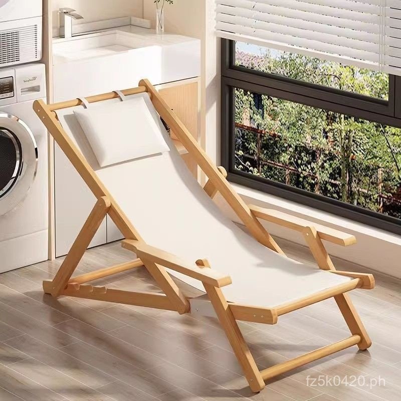 Outdoor Durable Lazy Chair Adjustable FGMC Folding Sunbathing Beach ...