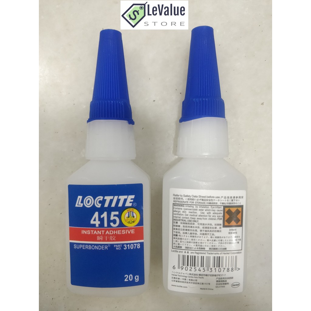 LOCTITE 415 SUPER GLUE - INSTANT ADHESIVE 20G - 31078 | Shopee Philippines