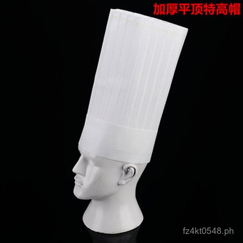 Chef Hat Chef Hat Food Paper Original Disposable Chef Hat Chef Hat Red ...