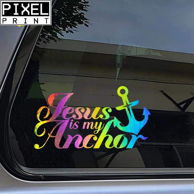 Jesus is My Anchor Sticker For Car Stickers And Decals Waterproof Car ...
