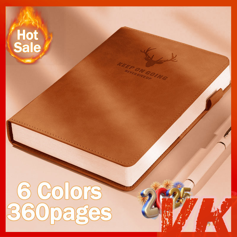 VK 360 Pages Super Thick A5 Notebook with Pen Holder School Supplies ...