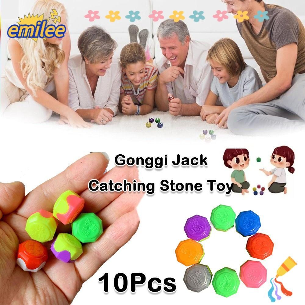 EMILEE 10Pcs Gonggi Korean Game, Game Props Korean Traditional Play ...