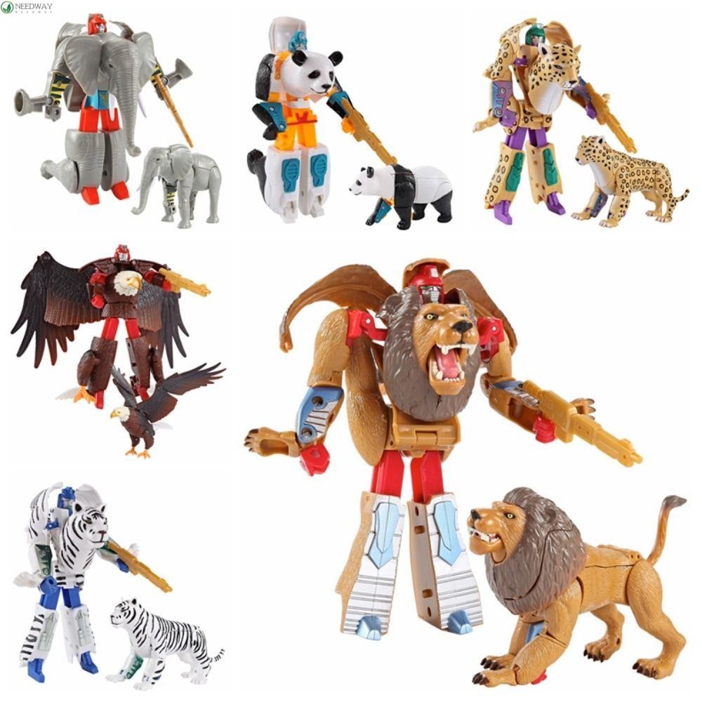NEEDWAY Transform Animals Robot, Lion Elephant|Eagle Deformation Action ...