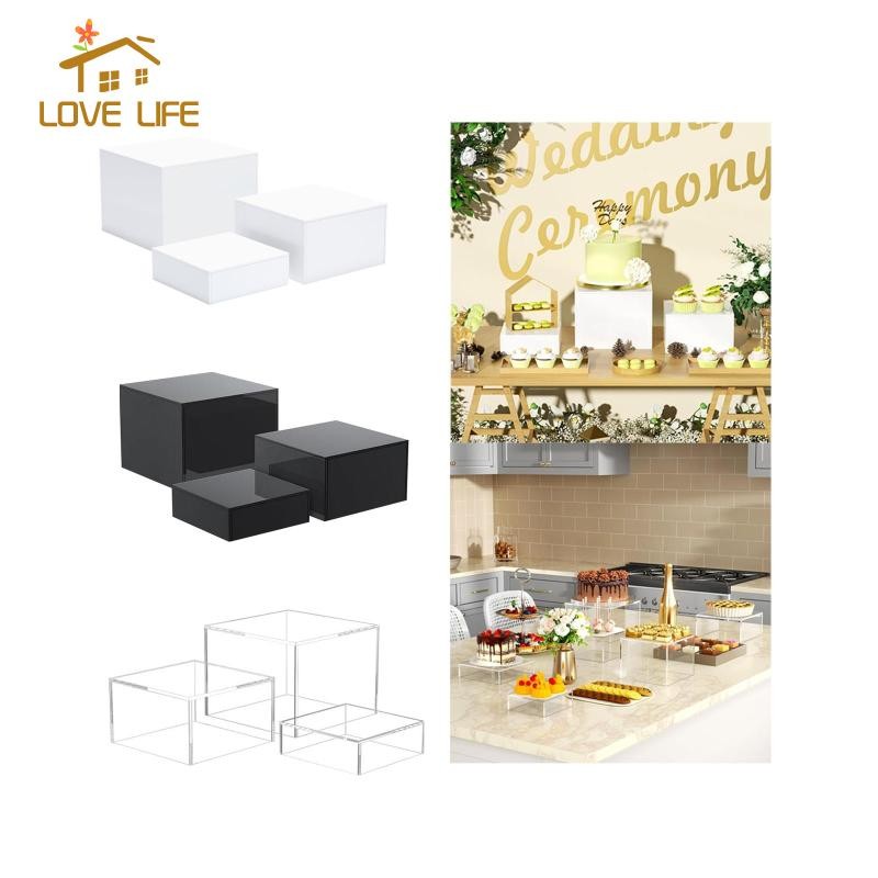 [Local delivery] 3Pcs Buffet Multi Use Food Riser for Buffet Table ...