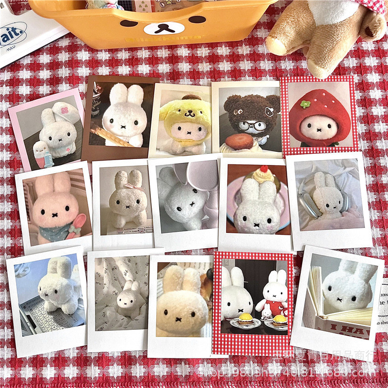 Steve 15pcs Miffy Rabbit Photo Card DIY Decoration Packaging Card ...