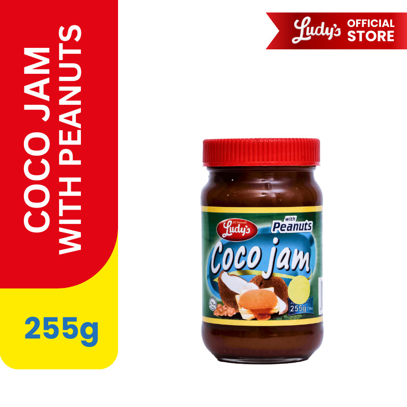 LUDY'S Coco Jam with Peanuts 255g (Rich & Sweet Coco Goodness Coconut ...