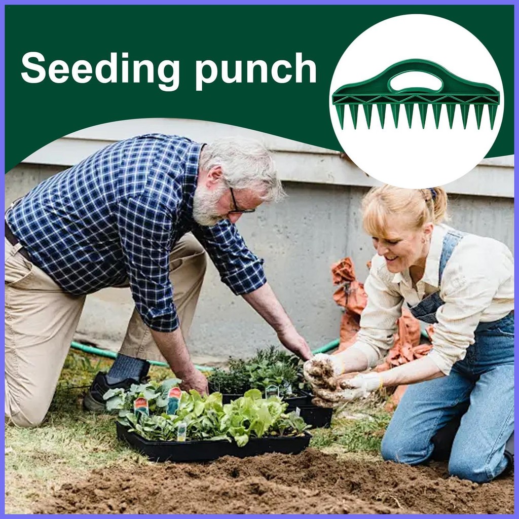 Sowing Seeder Dispenser Hand Tool Garden Seeder Adjustable Seeding ...