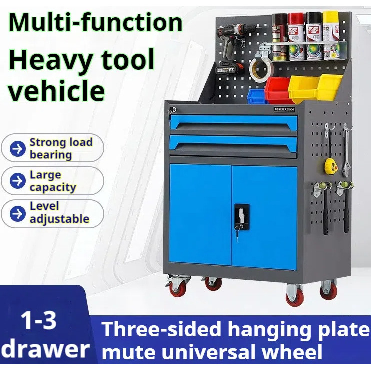 Auto repair tool cart/1-3drawer hardware box/multi-function cart/car ...