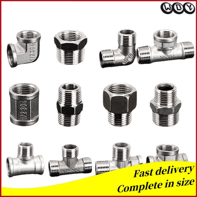 High-quality Water Pipe Joint 1/2 304 Stainless Steel Water Pipe Joint ...