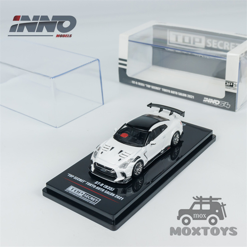 INNO 1:64 GT-R (R35) TOP SECRET Tokyo Auto Salon2021 Diecast Model Car ...