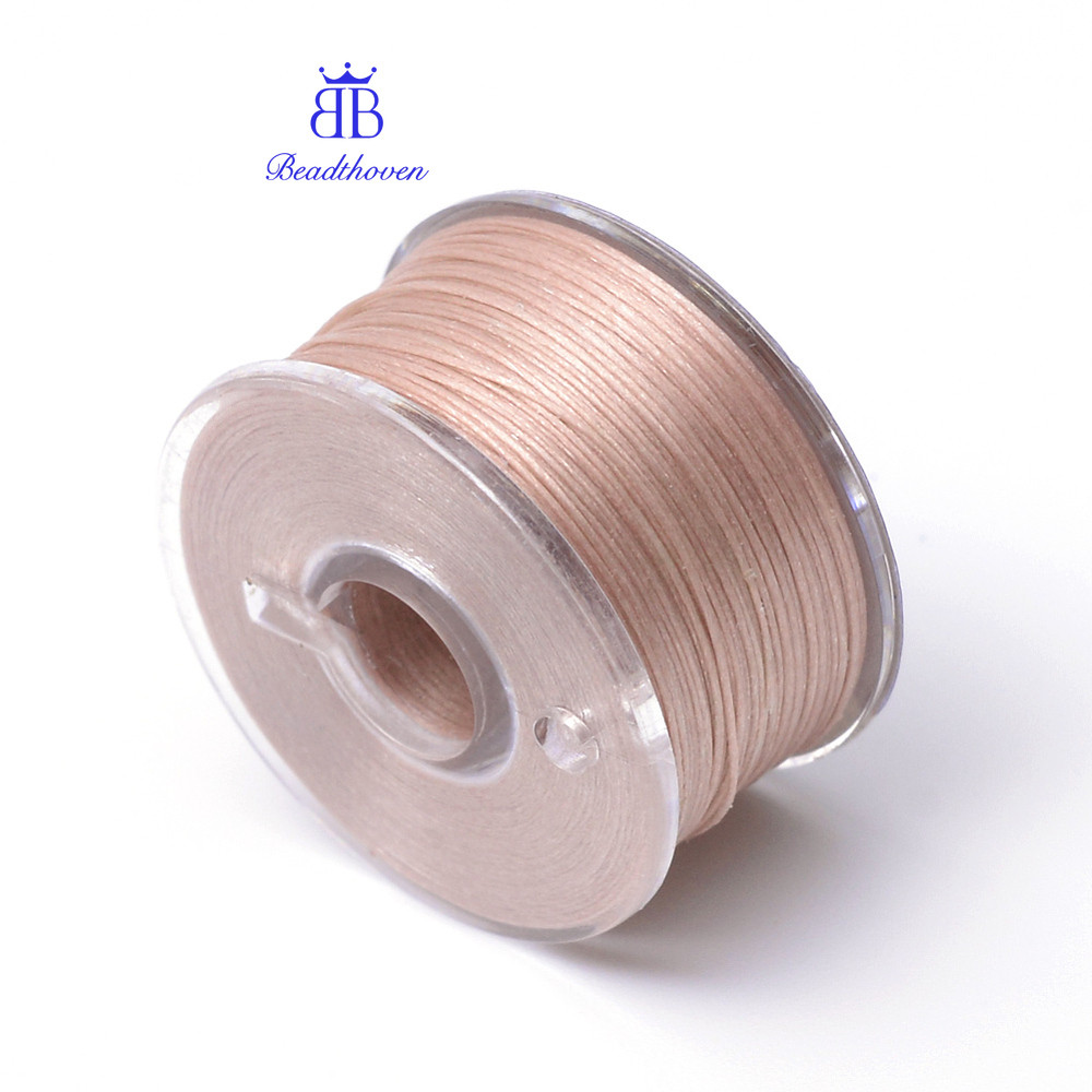 1Roll Special Coated Nylon Beading Threads for Seed Beads Dark Salmon 0 ...