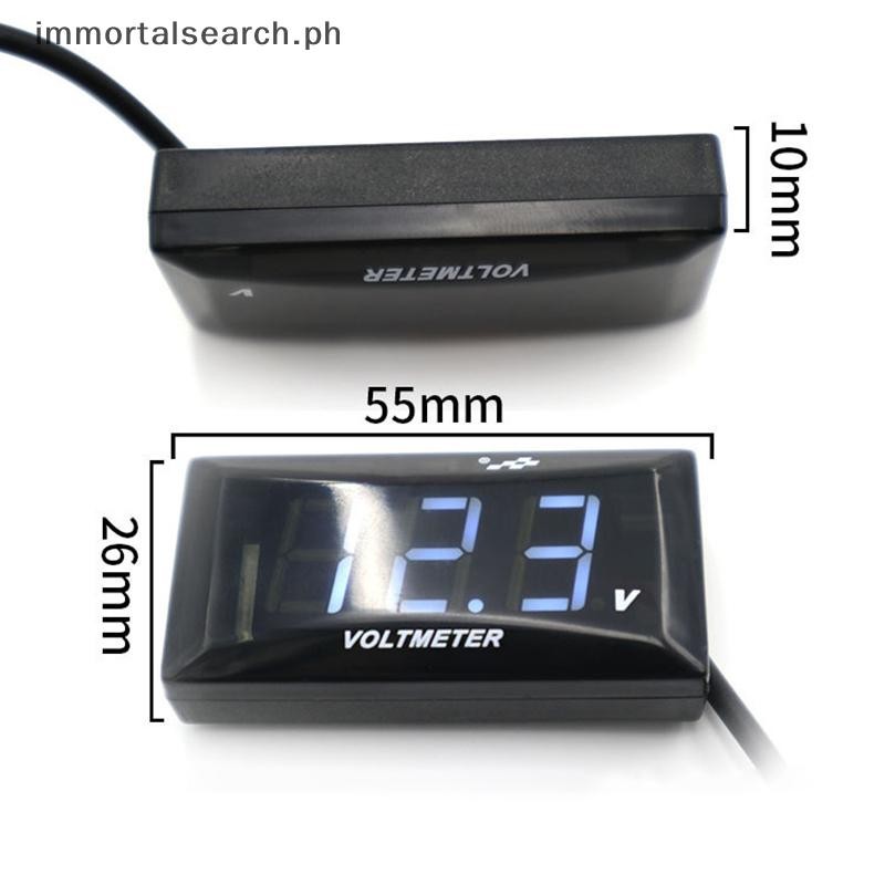 imm Mini LED Display Digital Voltmeter Panel Volt Voltage Meter Tester ...