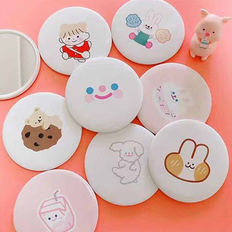 Mini Mirror small size Round cute pocket mirror Portable Makeup Mirror ...