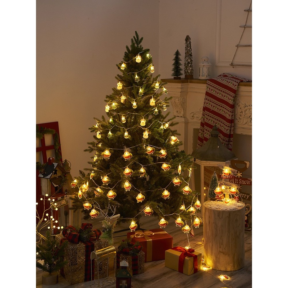 Christmas Lights String Lights Snowman LED Star String Lights for ...