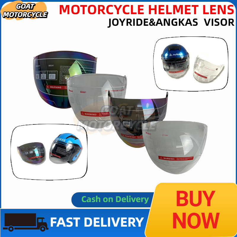 COD MOTORCYCLE HELMET VISOR JOYRIDE and ANGKAS Visor Clear/Tinted ...