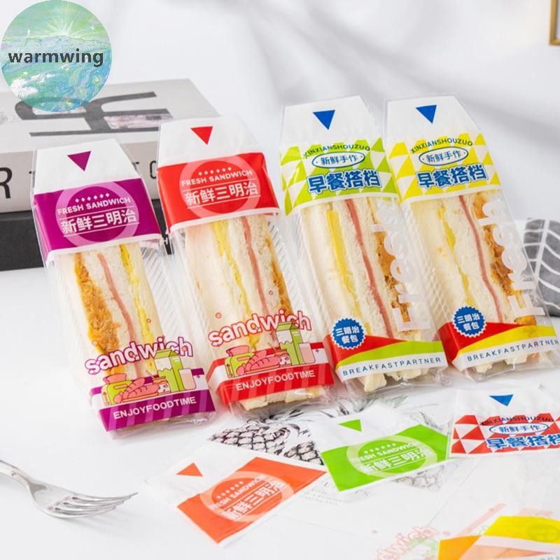 Warmwing 100 Pcs Anti-fog Sandwich Wrappers Special Disposable Easy To ...