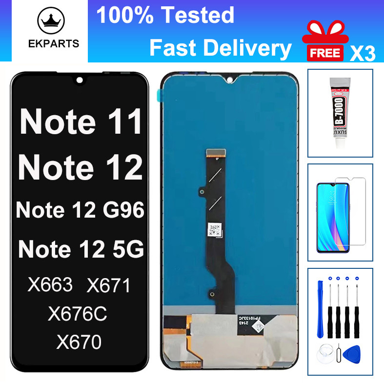 Top Quality LCD For Infinix Note 11 X663 Note 12 Note 12 5G Display ...