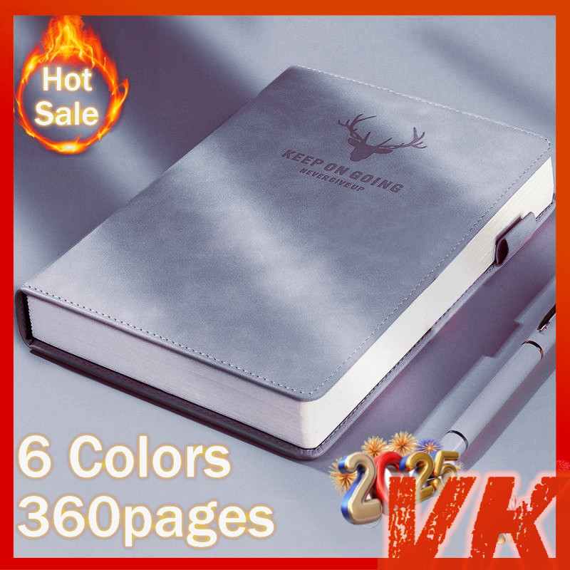 VK A5 High Quality Notebook PU Journal Notepad Thick Paper 360Pages ...