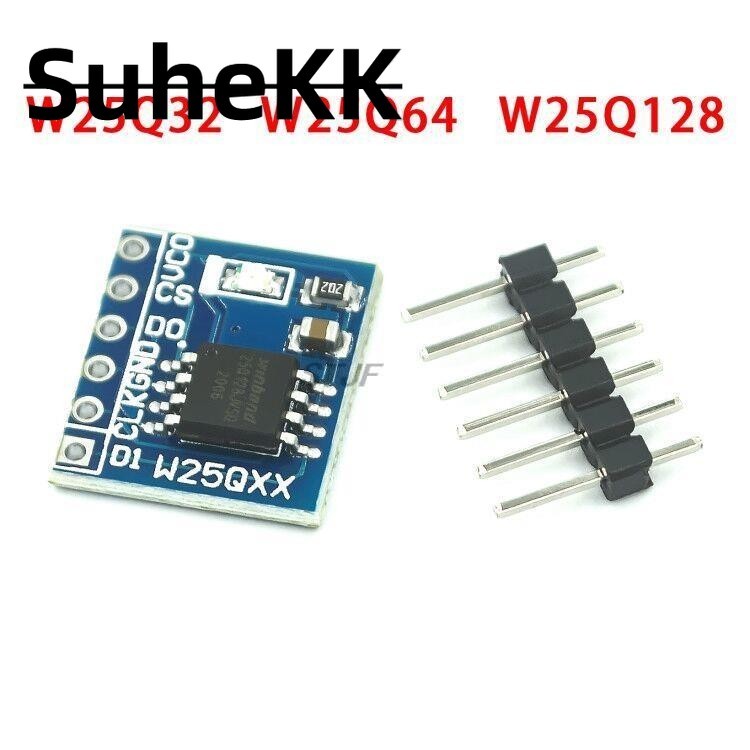 W25Q32 W25Q64 W25Q128 large capacity FLASH storage module SPI interface BV FV STM32 code ...