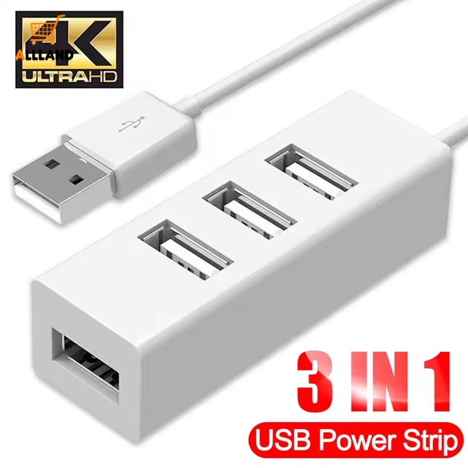 3 in 1 USB2.0 Power Adapter - Multi USB Splitter Hub - Multiple ...