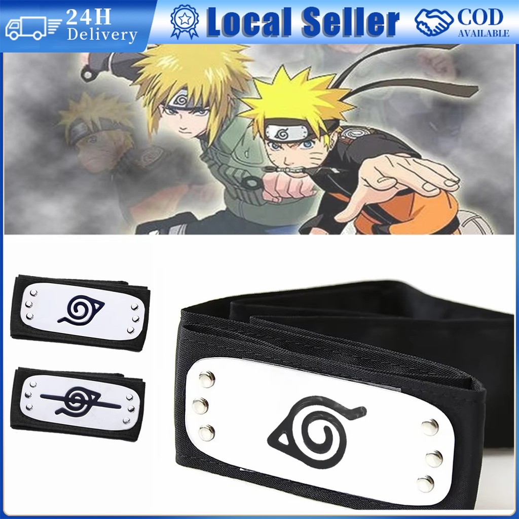PP Naruto Headband Leaf Village Logo Naruto Cosplay Anime Peripheral ...