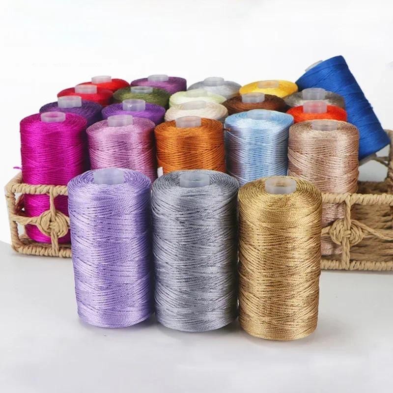 New Summer Crochet Yarn 1.5mm Thin Ice Cotton Thread for Hand Knitting ...