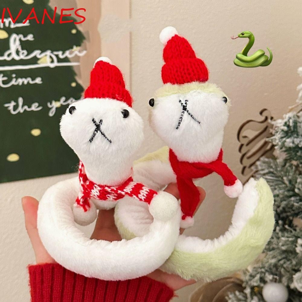 IVANES Year of The Snake Plush Toy, Plush Wrap Around Arm Snake Stuffed ...