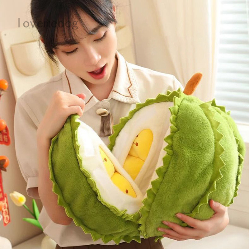 Creative Simulation Detachable Durian Fruit Shape Plush Toy Pillow ...