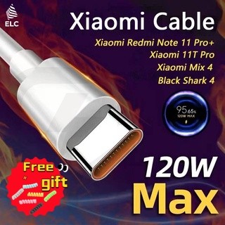 Xiaomi 120W 67W 33W Turbo Charger Type-C Fast Charging Cable 5A 6A for Xiaomi 13 12 11 10 9 8 ...