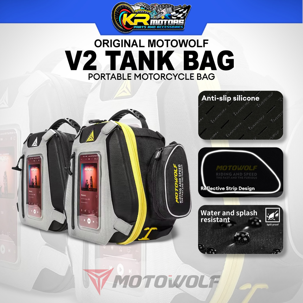 Motowolf Tank Bag Version 2 - Original ( New Release ) | Shopee Philippines