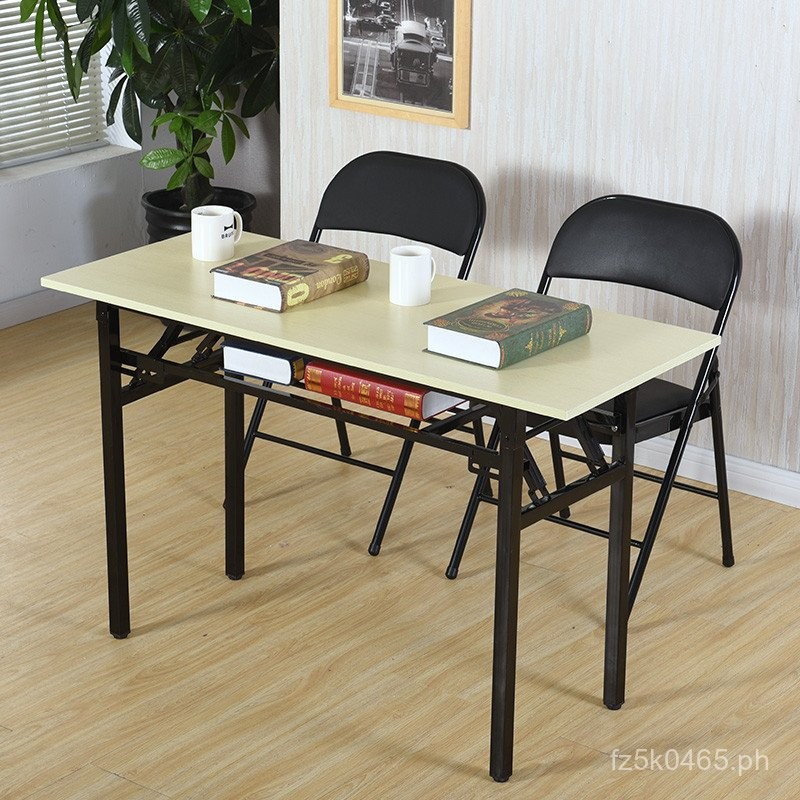 Simple Desk Conference Table Office 3YKG Folding Table Computer Desk ...