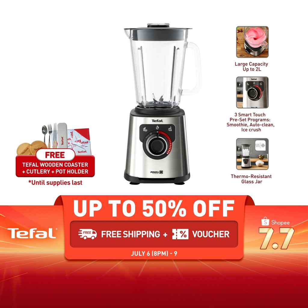 Tefal Perfect Mix + Digital Blender BL871D40 2L Glass Jar | Shopee Philippines