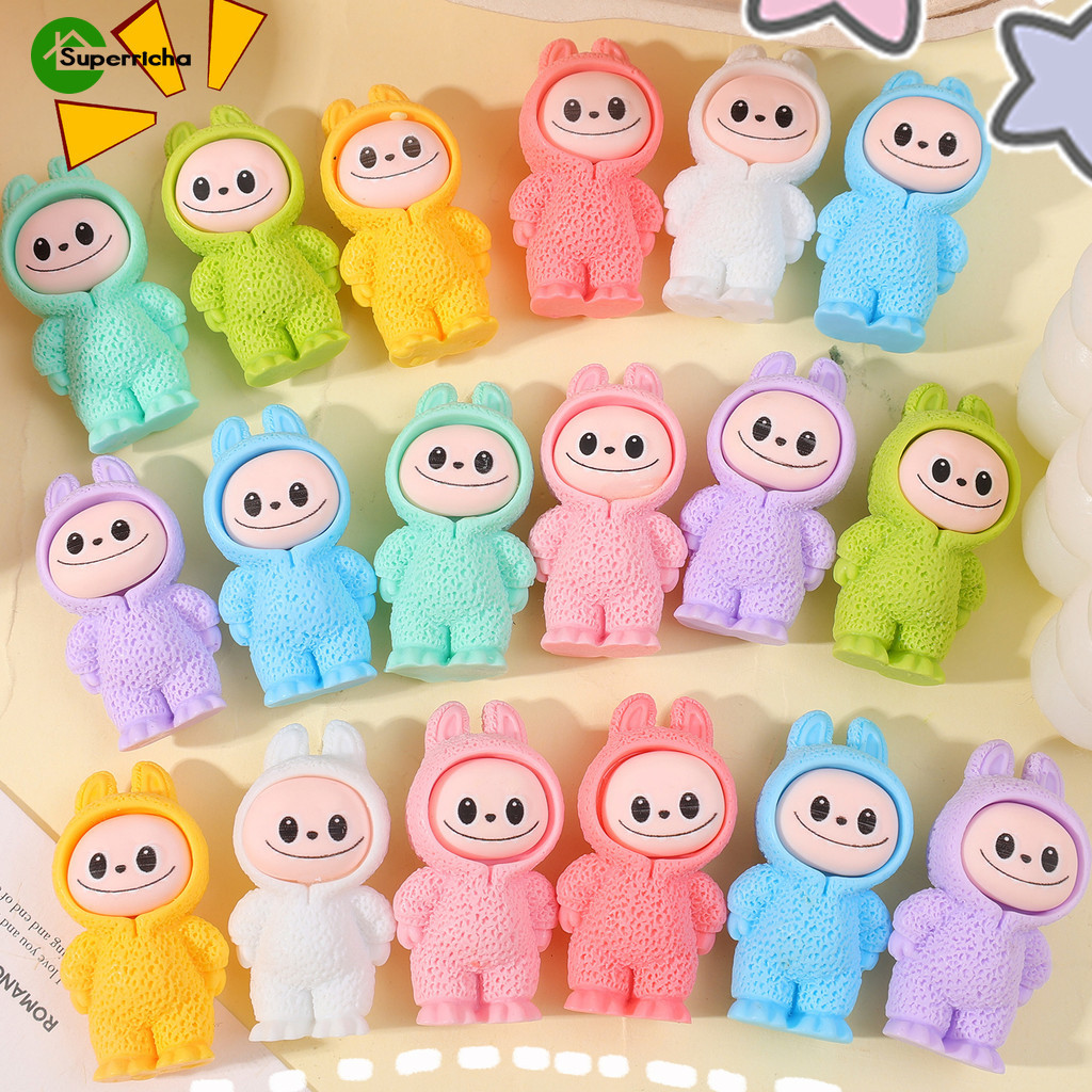 1/3 Pcs Labubu Desk Ornaments - Standing Anime Sheep Doll Model - Cute ...