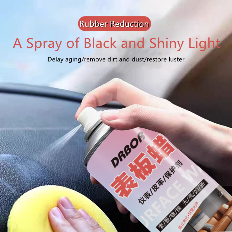 Car Rubber Plastic Restorer Reduction Agent Black High Gloss Coating ...
