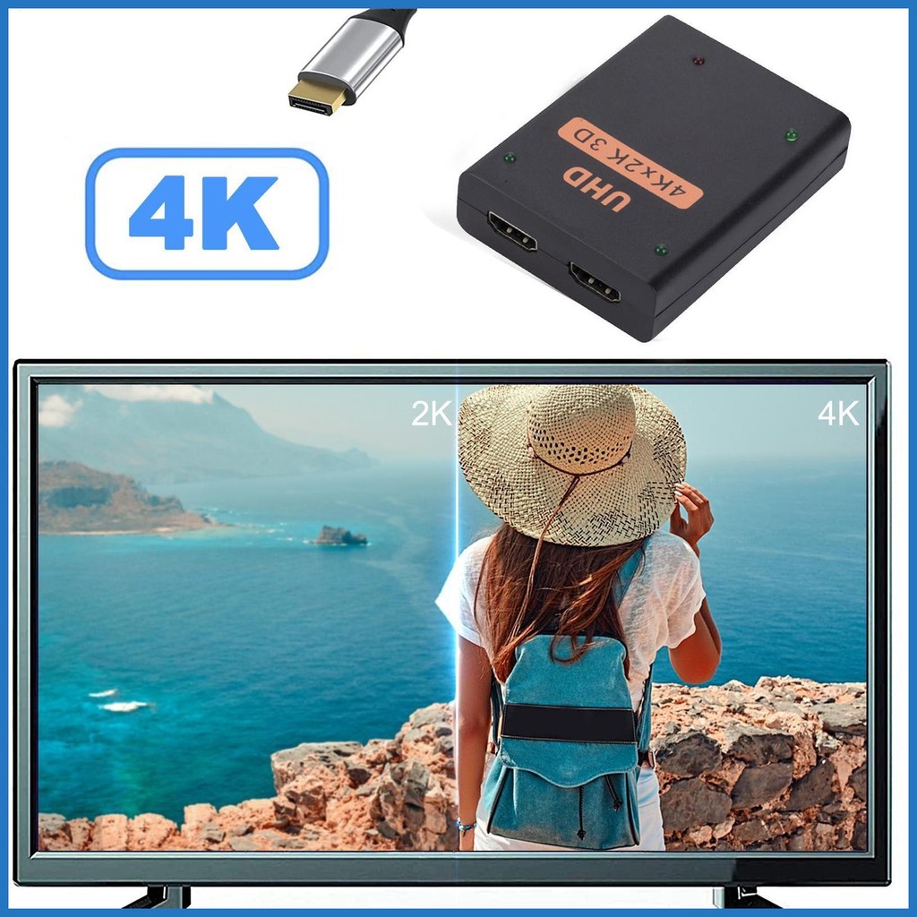 HD Cable Splitter 1 To 2 Way HD Splitter 4K HD Splitter Distributor 1 ...