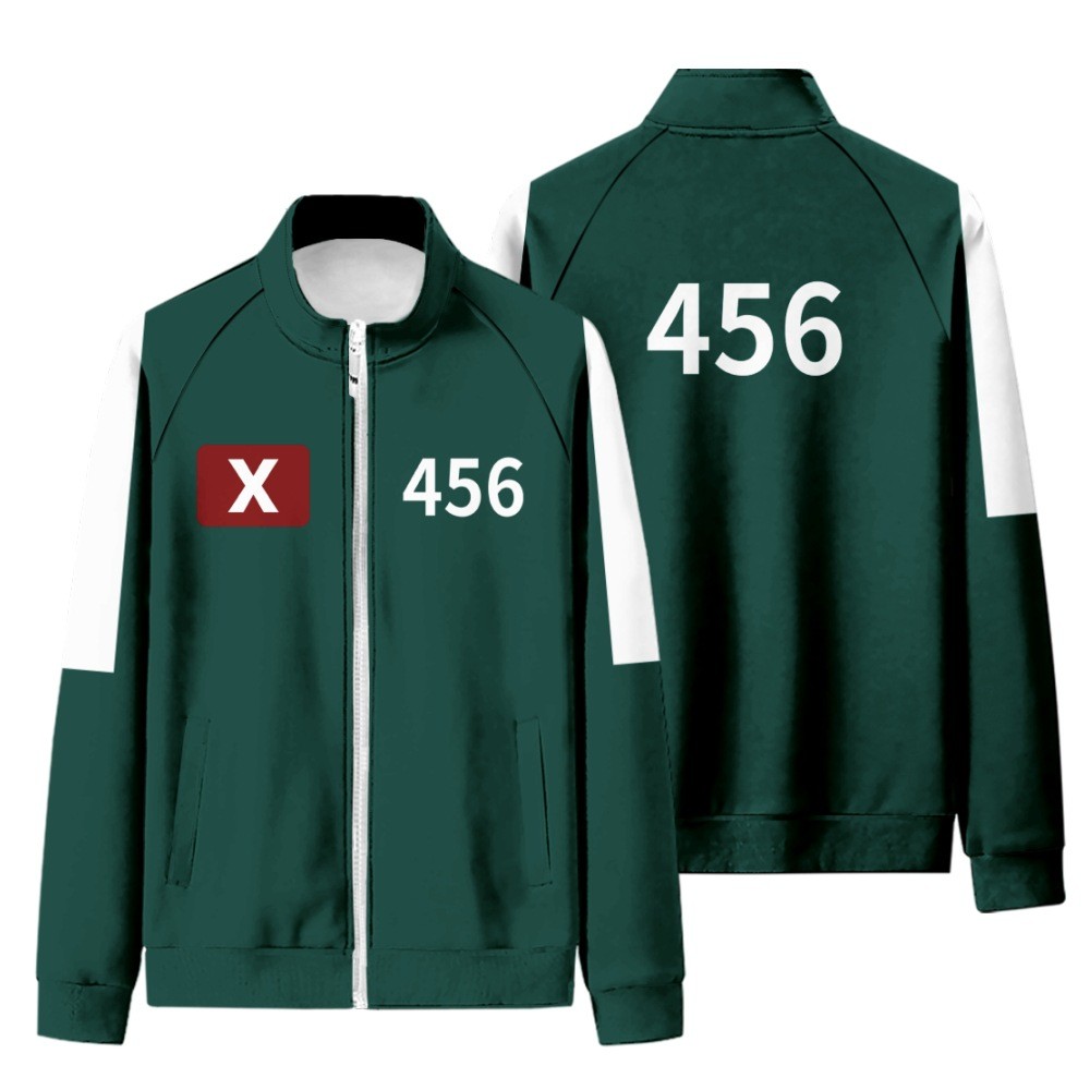 Squid Game 456 Children Halloween Cosplay Costume Sportswear Casual ...