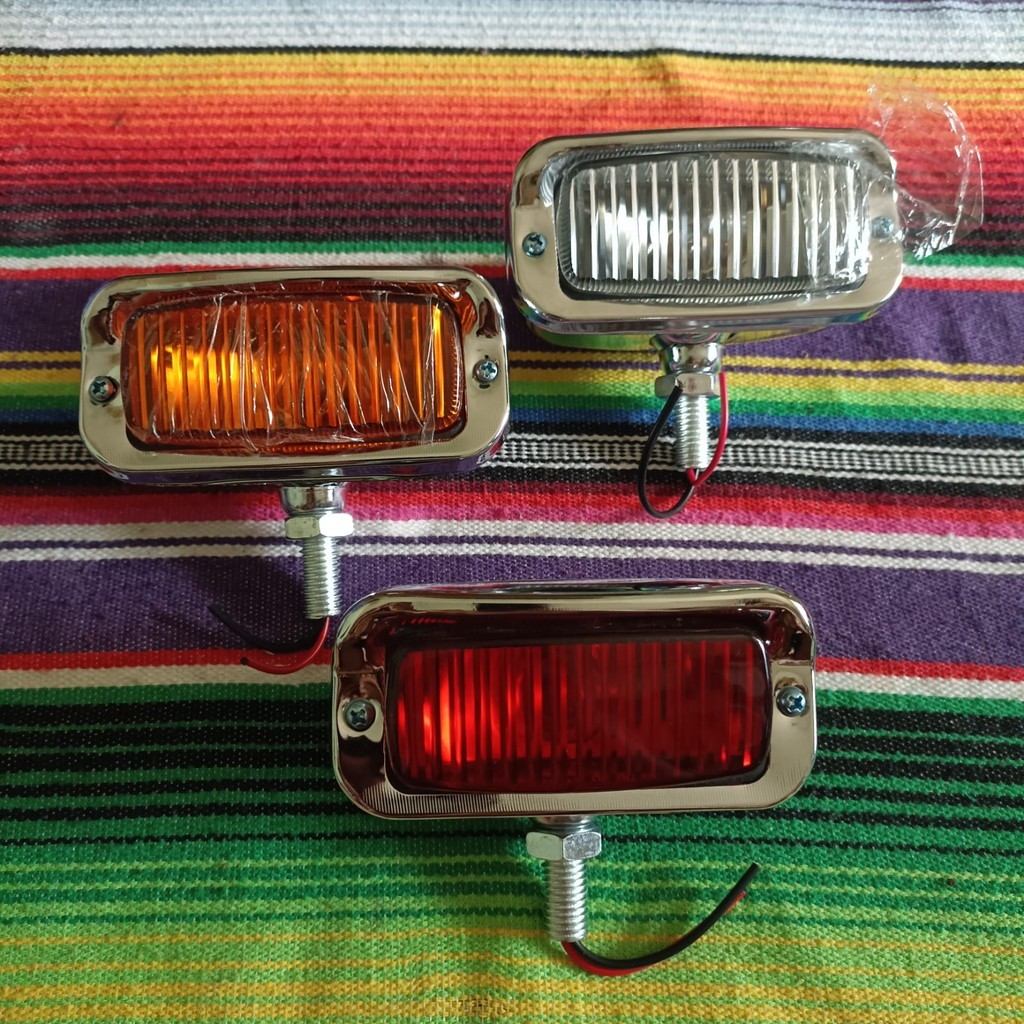 Headlight Square Headlight Vintage Box Headlight Chopper Foglamp ...