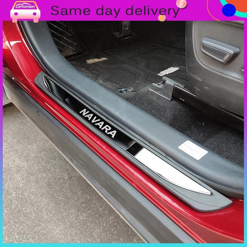 Car Accessories Threshold bar For Nissan Navara Stainless Steel Side ...