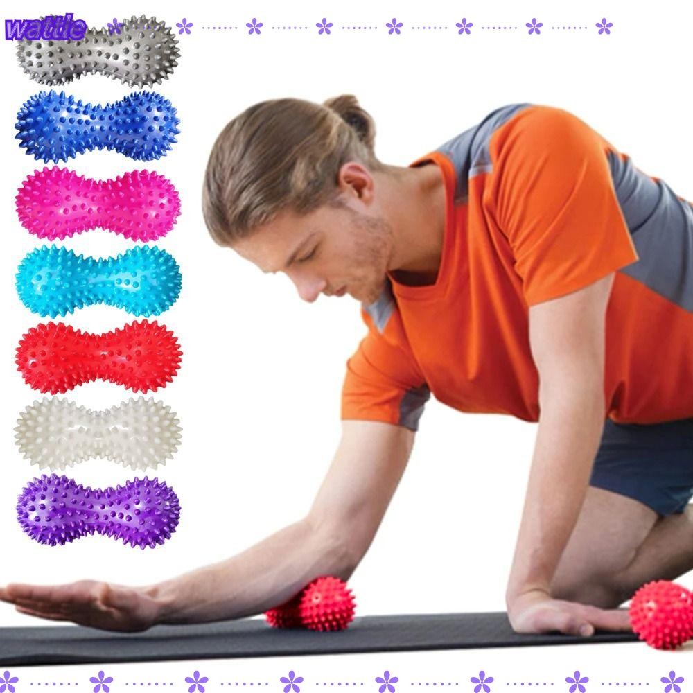 WATTLE Peanut Spiky Ball, PVC Muscle Relax Massage Therapy Ball ...