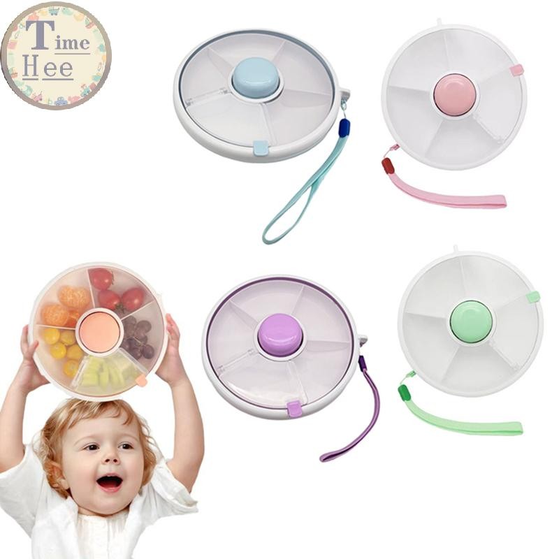 TIMEHEE Snack Spinner Rotating Snack Box Portable Melon Candy Seeds ...
