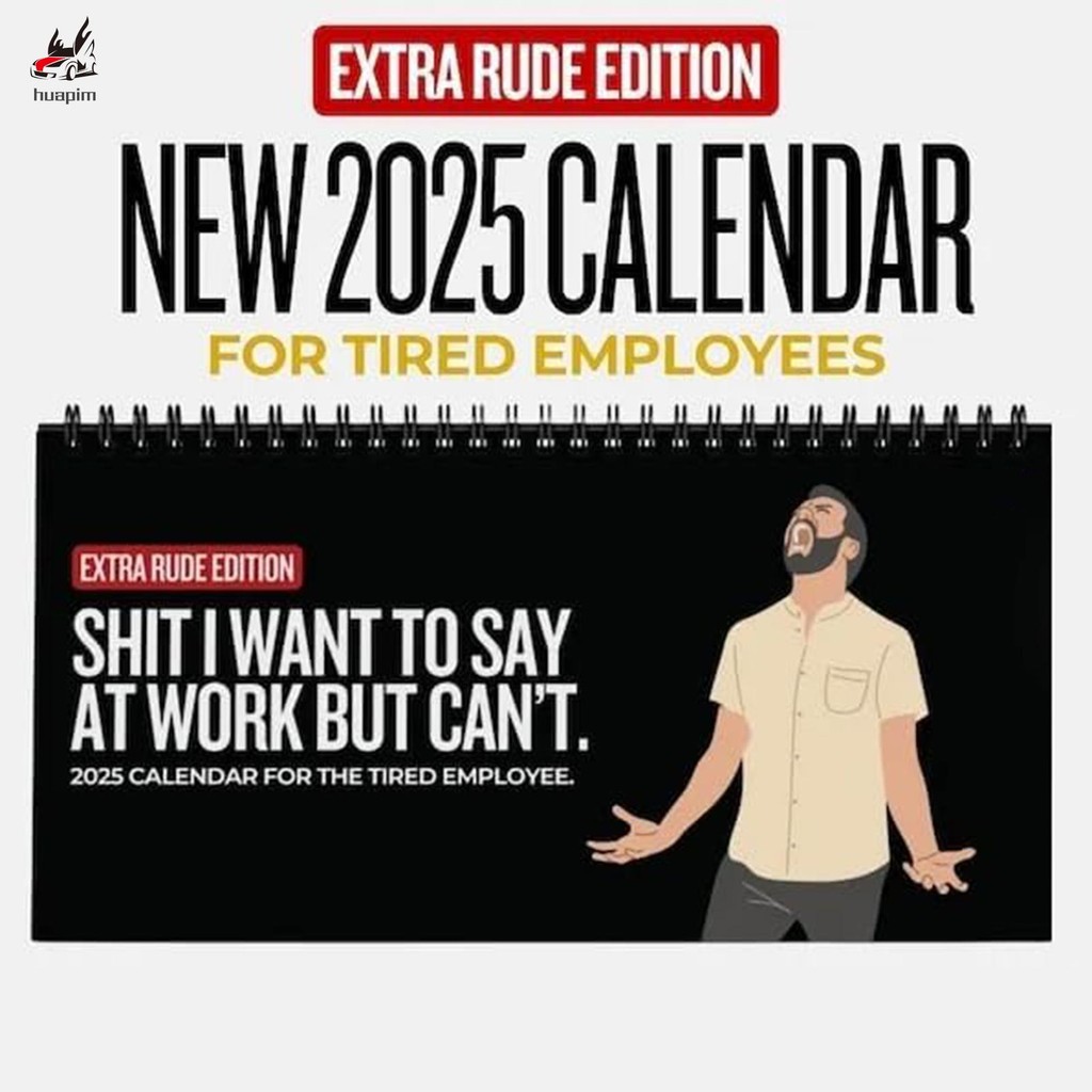 Rude Office Humor Work Desk Calendar Arcastic and Witty Quotes Calendar ...
