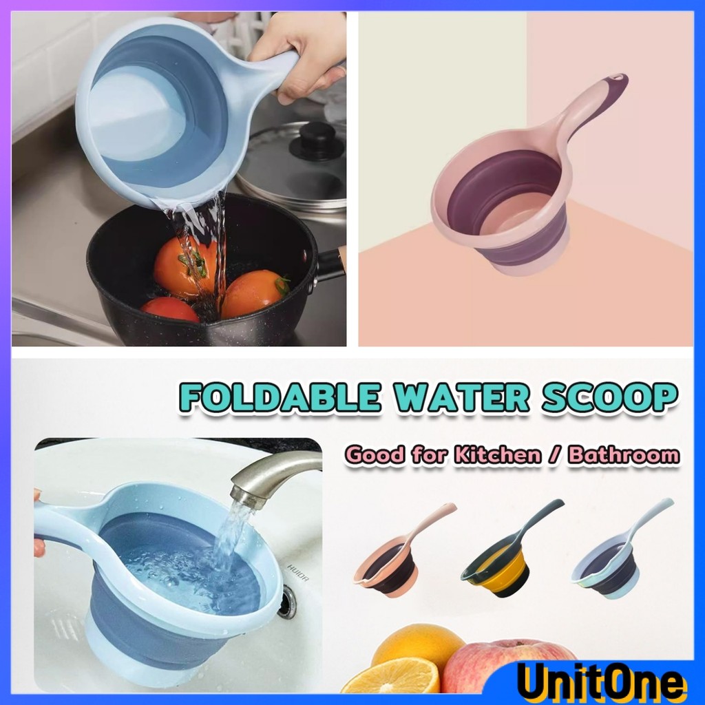 U.E. Foldable Water Dipper Water Ladle Multipurpose Water Scoop For ...